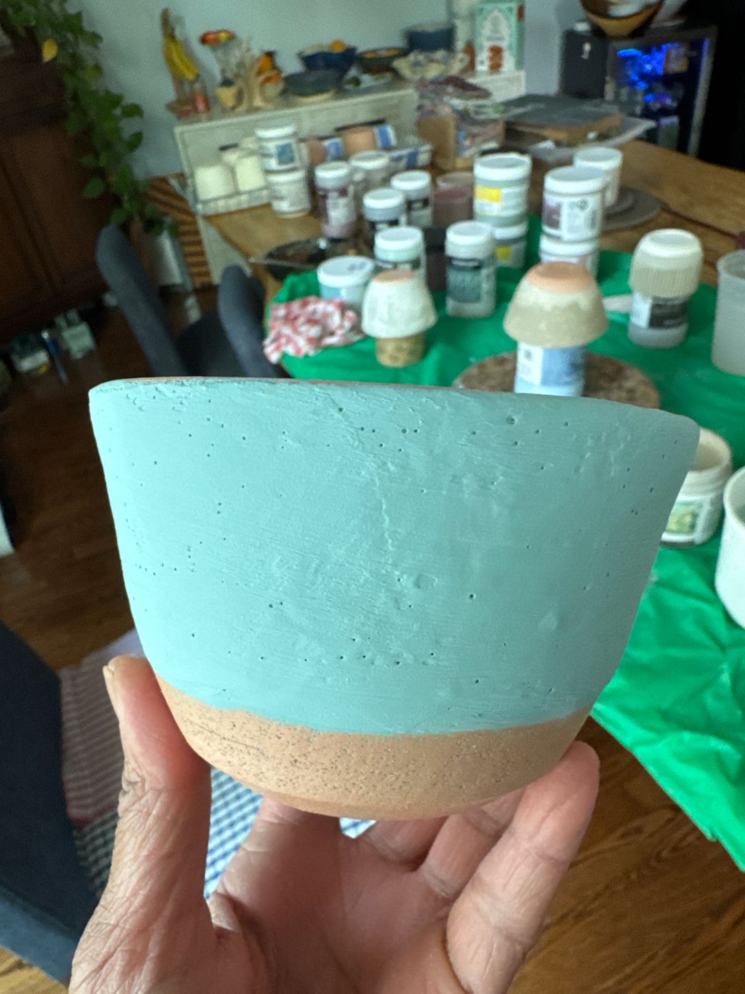 Power turquoise bowl | ClayArtists